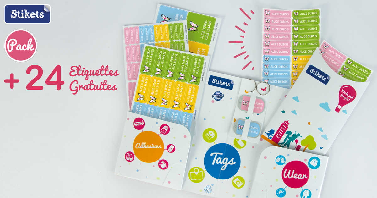 Étiquettes Personnalisées - Basic Pack - Stikets