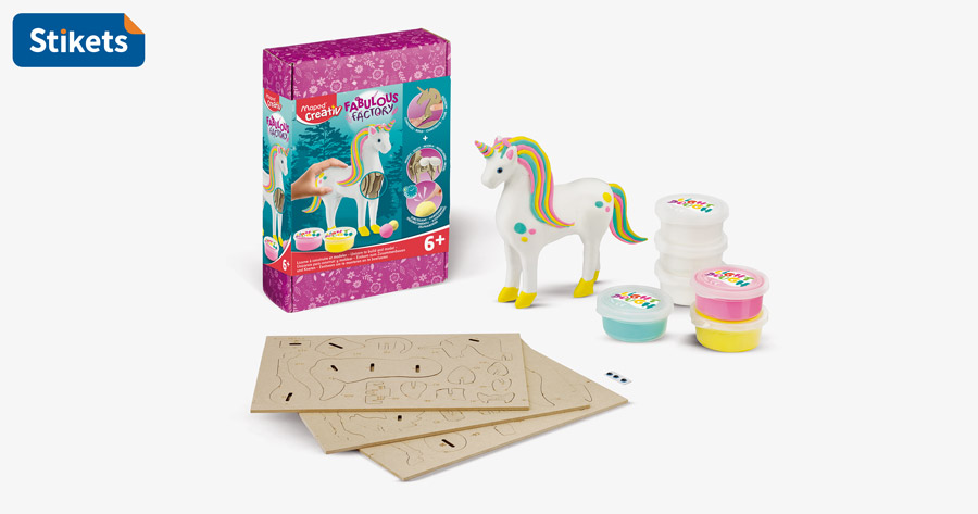 Pâte à modeler licorne Fabulous Factory – Maped - Stikets