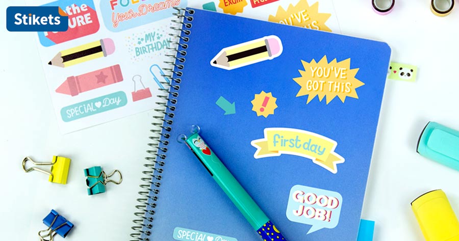 Stickers agenda. Modele A - Stikets