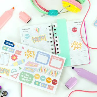 Stickers agenda - Stikets